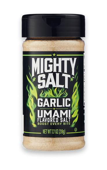 Original, Garlic, and Smoky Umami Flavor Salt | Mighty Salt
