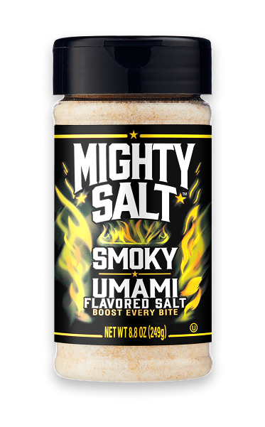 Original, Garlic, and Smoky Umami Flavor Salt | Mighty Salt